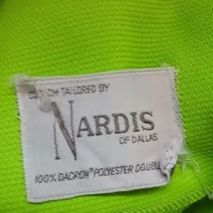 Vintage | Dresses | Vintage Nardis Of Dallas Neon Green Dress | Poshmark